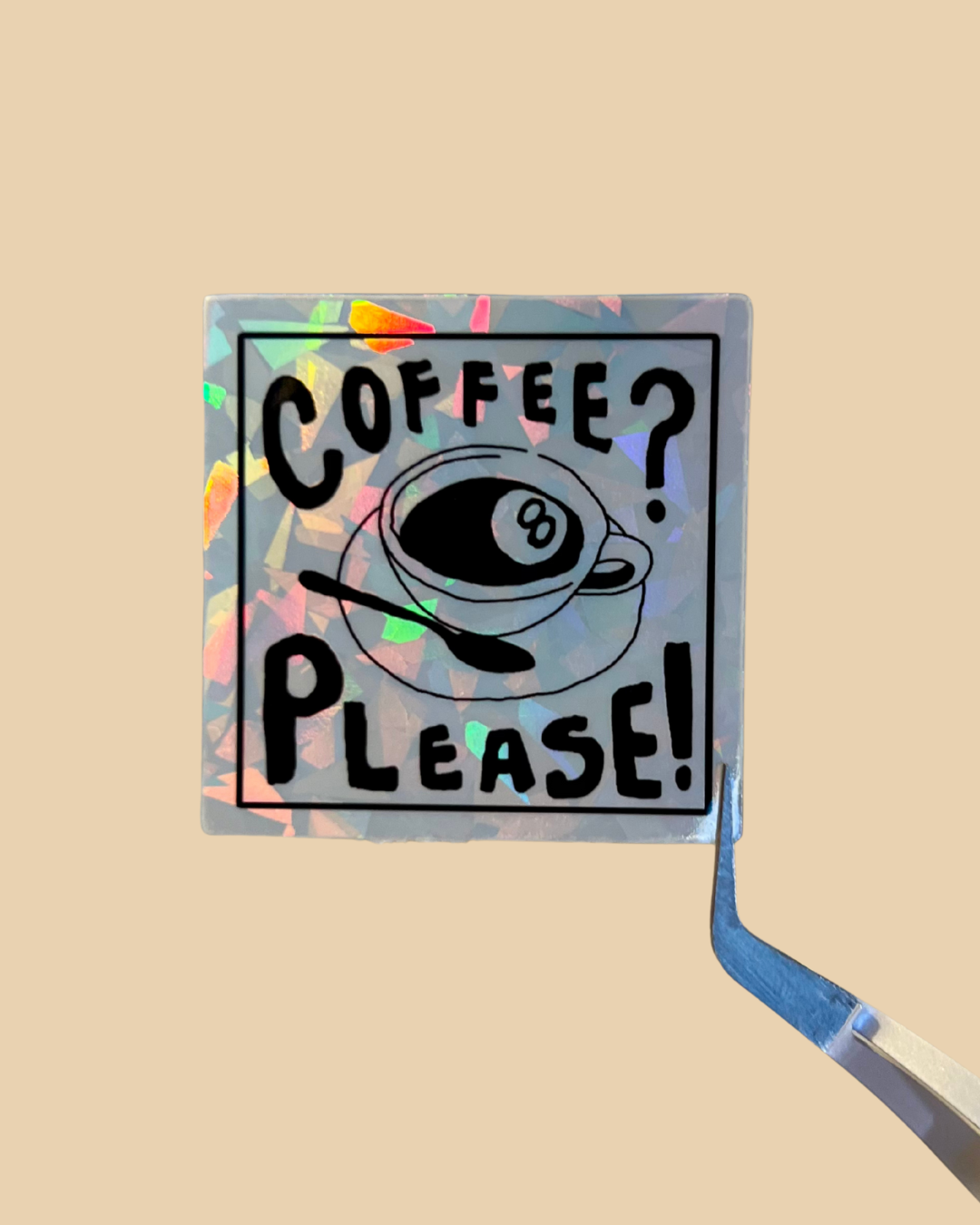Coffee? Please! Sticker – ODD HAND CO.
